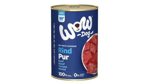 WOW Rind Pur – czysta wołowina karma monobiałkowa dla psa (400g) > WOW DOG